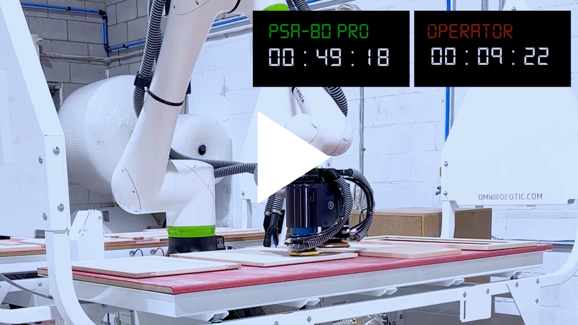 PSA-80 PRO 1 Hour Productivity Test – Omnirobotic